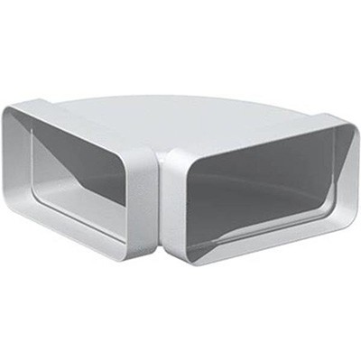 833637 - Coude horizontal PVC TUBPLA Unelvent pour VMC