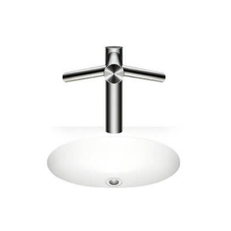 Robinet sèche-mains surélevé Airblade Wash + Dry sur lavabo WD05 Dyson ...