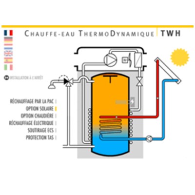 [100017411 - DE DIETRICH] Chauffe-eau thermodynamique Kaliko TWH 300 EH