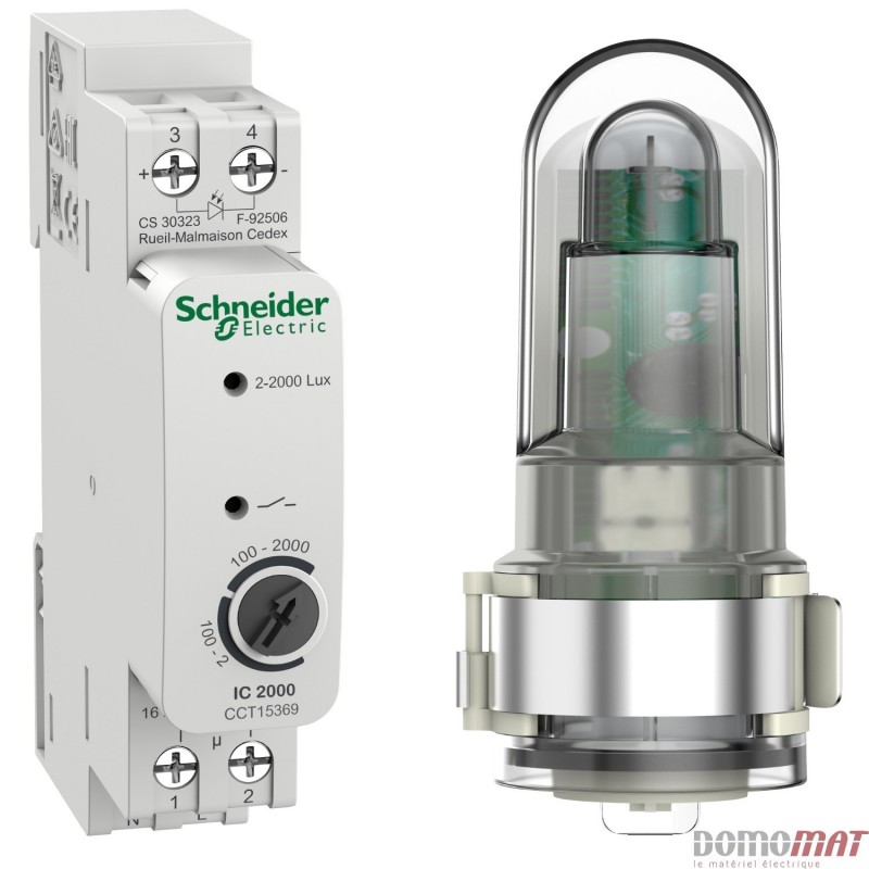[CCT15369 - Schneider Electric] Interrupteur crépusculaire + Cellule murale