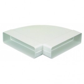 [460059 - Atlantic] Coude horizontal 90° avec joint - 55 x 220