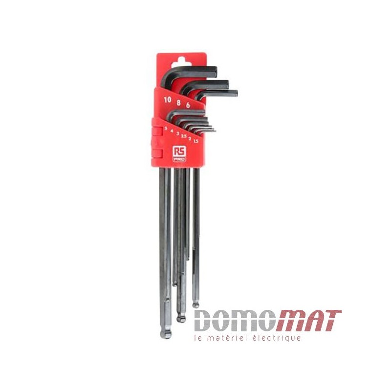 [144-7564 - RS Pro] Jeu de clés Allen en L 1.5mm