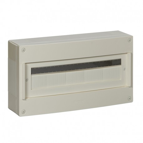 pra10265w - Coffret saillie Pragma Schneider . 1 rangée