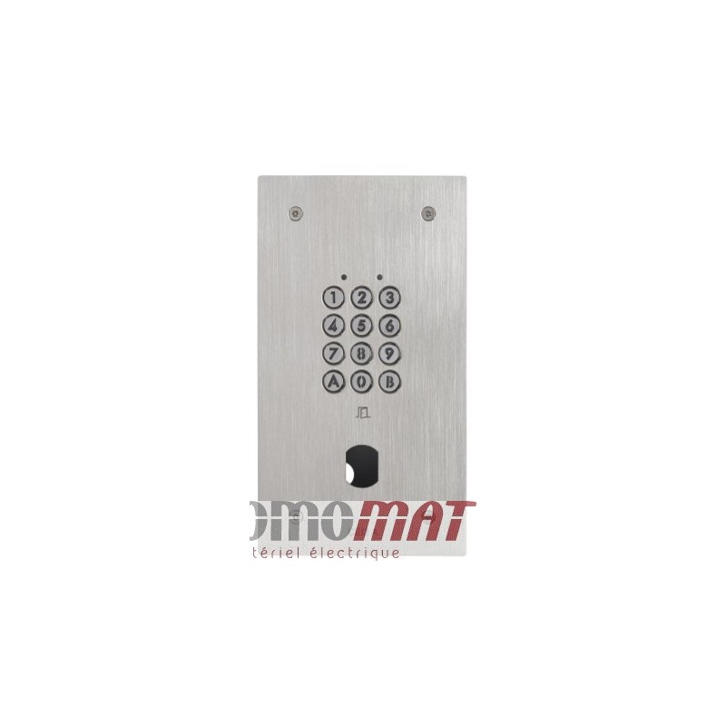 [120191 - Aiphone] Clavier 100 codes encastré et rétro-éclairé - CIE3