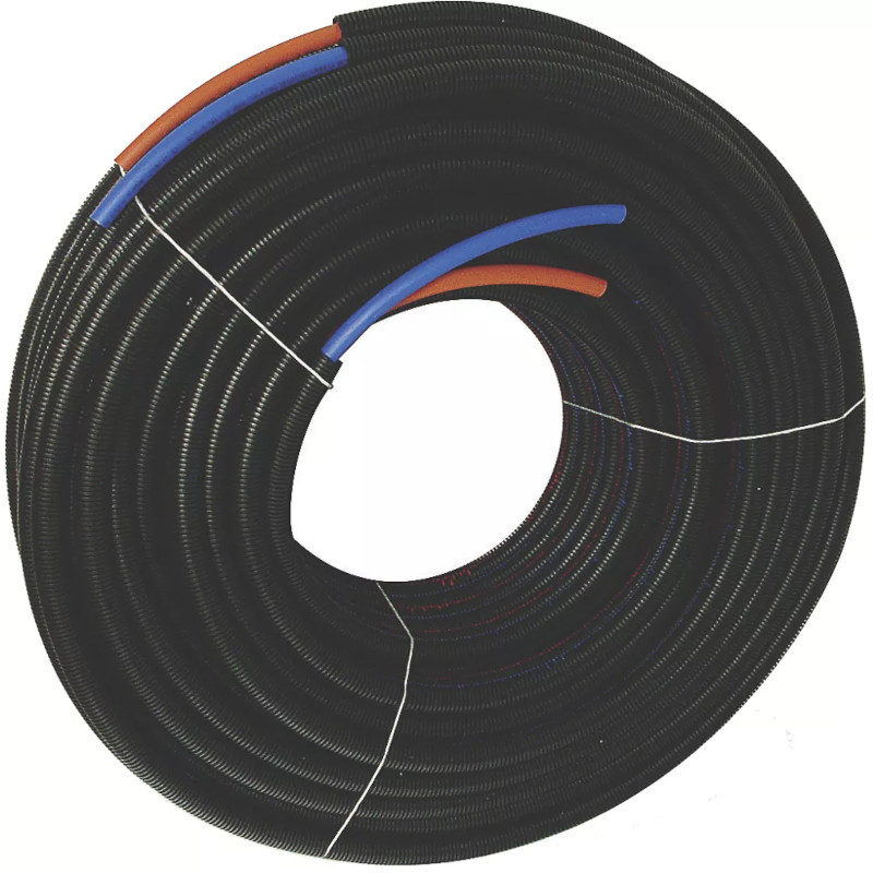 [14012121100-50C2-12 - Pipex] Tube PER gainé 12mm Duo 50m