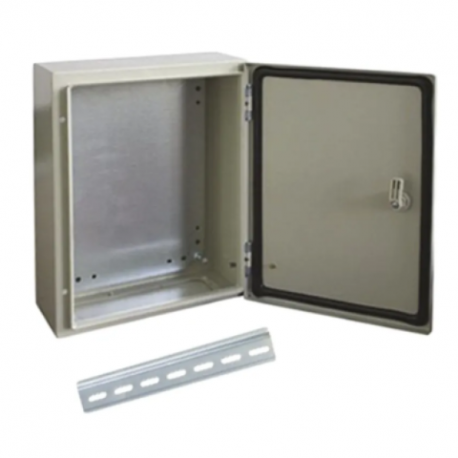 [9155979-RS PRO] Coffret en acier étanche avec porte pleine