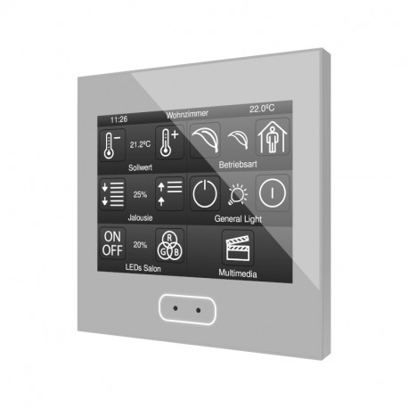 [ZVI-Z35-S - ZENNIO] Écran tactile couleur capacitif 3,5" KNX Argent