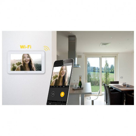 K40946 - Vimar - Kit vidéo LCD 7 pouces WIFI multifiche Vimar