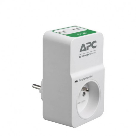 PM1WU2-FR - APC SCHNEIDER - Parasurtenseur SurgeArrest - 1 prise - 2 USB
