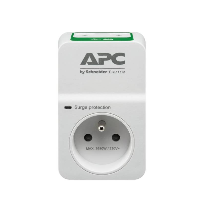 PM1WU2-FR - APC SCHNEIDER - Parasurtenseur SurgeArrest - 1 prise - 2 USB
