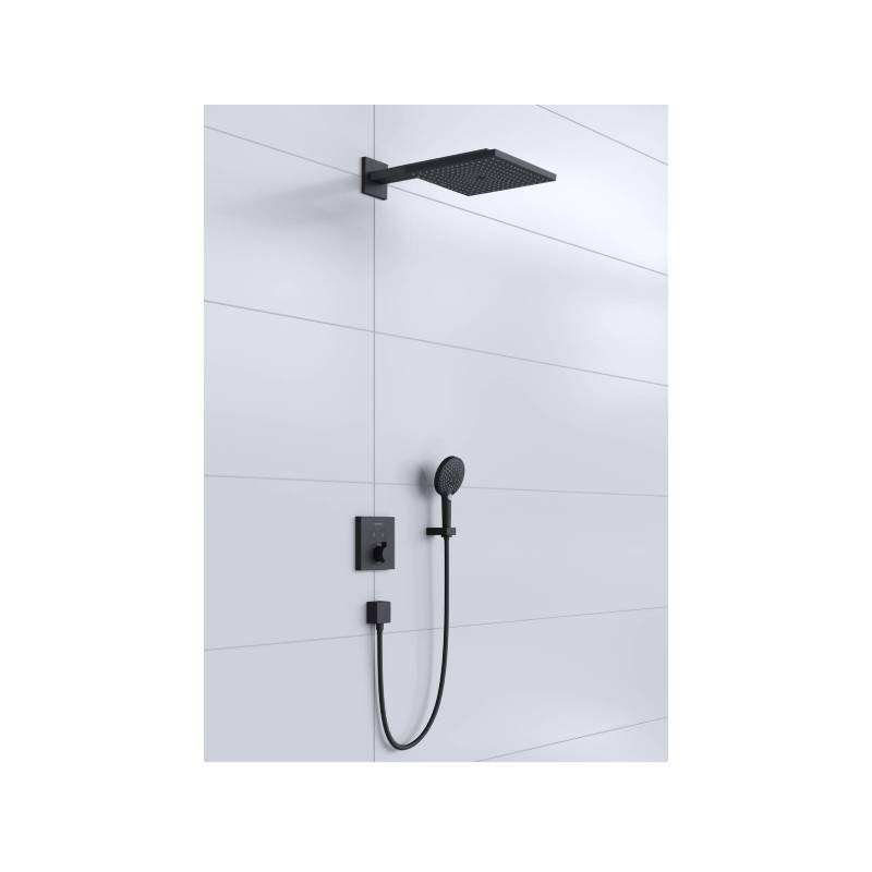 27939670 - Pack encastré douche noir mat Raindance E avec mitigeur ...