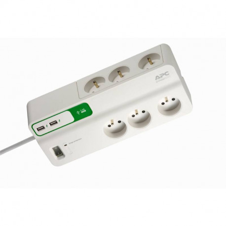 PM6U-FR - APC SCHNEIDER - Parasurtenseur SurgeArrest - 6 prises + USB