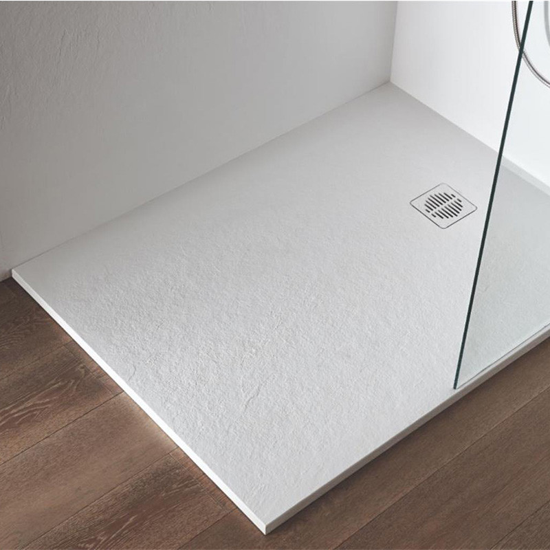 DOM25 - Receveur ardoise DOMAO 200 - Recoupable - 140X90 - Blanc - Résine