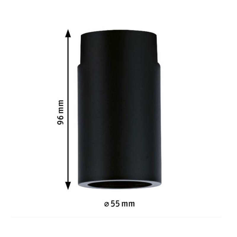 [94975 - PAULMANN] Spot individuel sur rail Ceiling socket Paulmann - Noir
