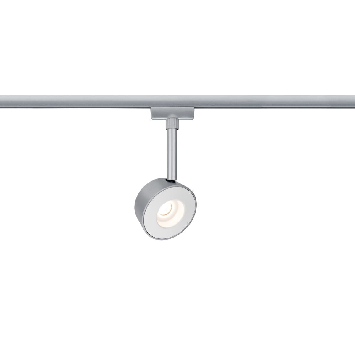 [95473- PAULMANN] Spot individuel sur rail Pellet - 8W - Chrome et blanc