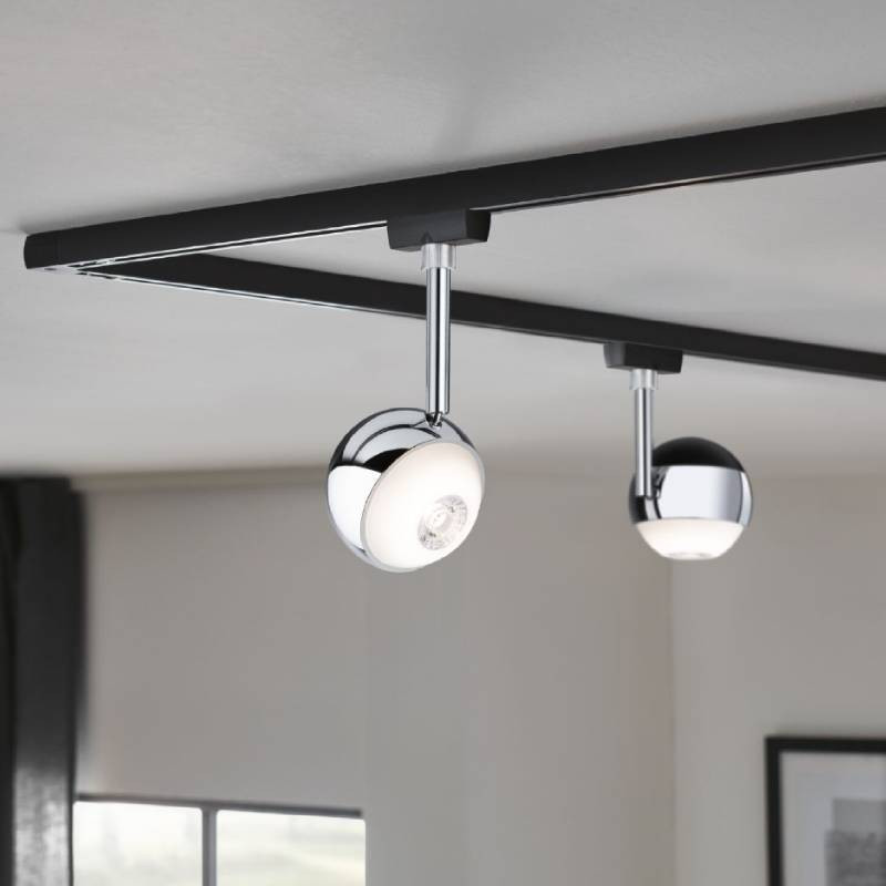 [96807- PAULMANN] Spot individuel sur rail Capsule II URail - Noir/ chromé