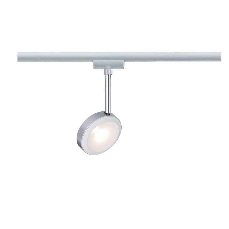 [96891- PAULMANN] Spot individuel sur rail Discus URail - 2700K - chrome mat/ chromé
