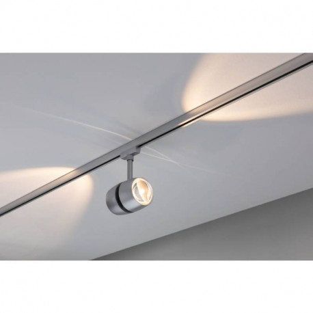 [96935 - Paulmann] Spot sur rail Cube URail - 2x5W - Chrome mat