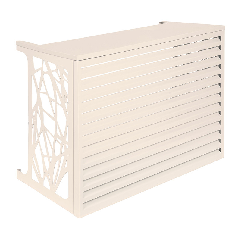 [ 875122- Atlantic] Cache clim avec capot confort aluminium crème