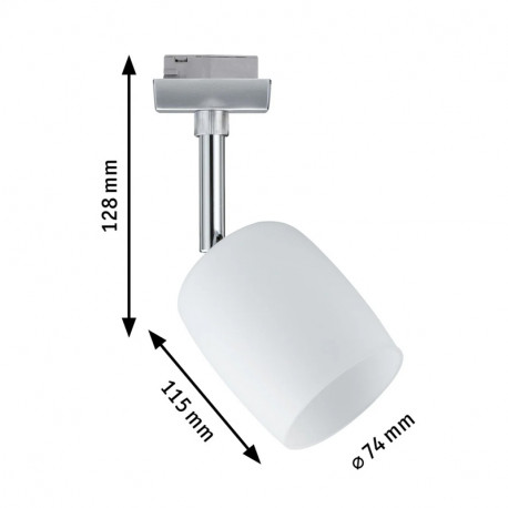 Paulmann - 95337 - Spot sur rail Blossom Paulmann