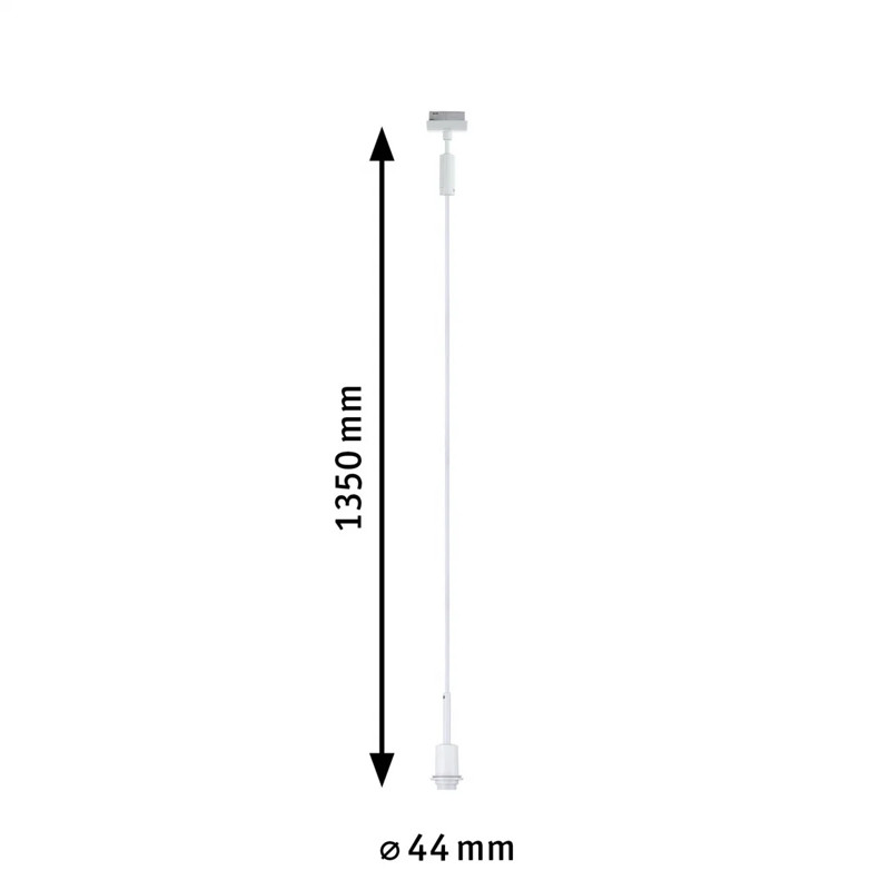 [Paulmann - 96971] Suspension Urail DecoSystems Paulmann - E14 - Blanc