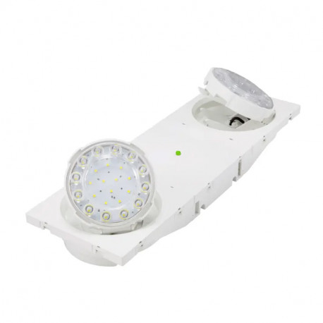 BT2SL-F1AT - Bloc forte puissance 2 spots à LED BeamTech Cooper security - 1000lm - 1h - IP65 - IK03