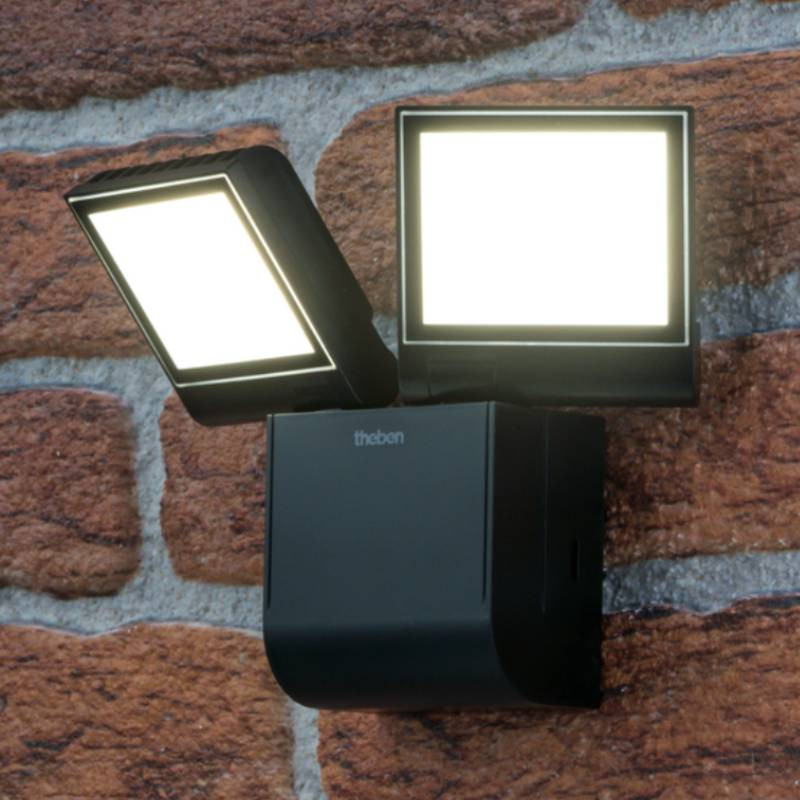 [1020603 - Theben] Projecteur LED theLeda S17-100L BK