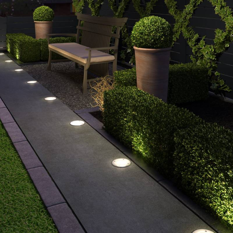 [1752 - ARIC] Spot encastré de sol Walker 2 - E27 - 40W