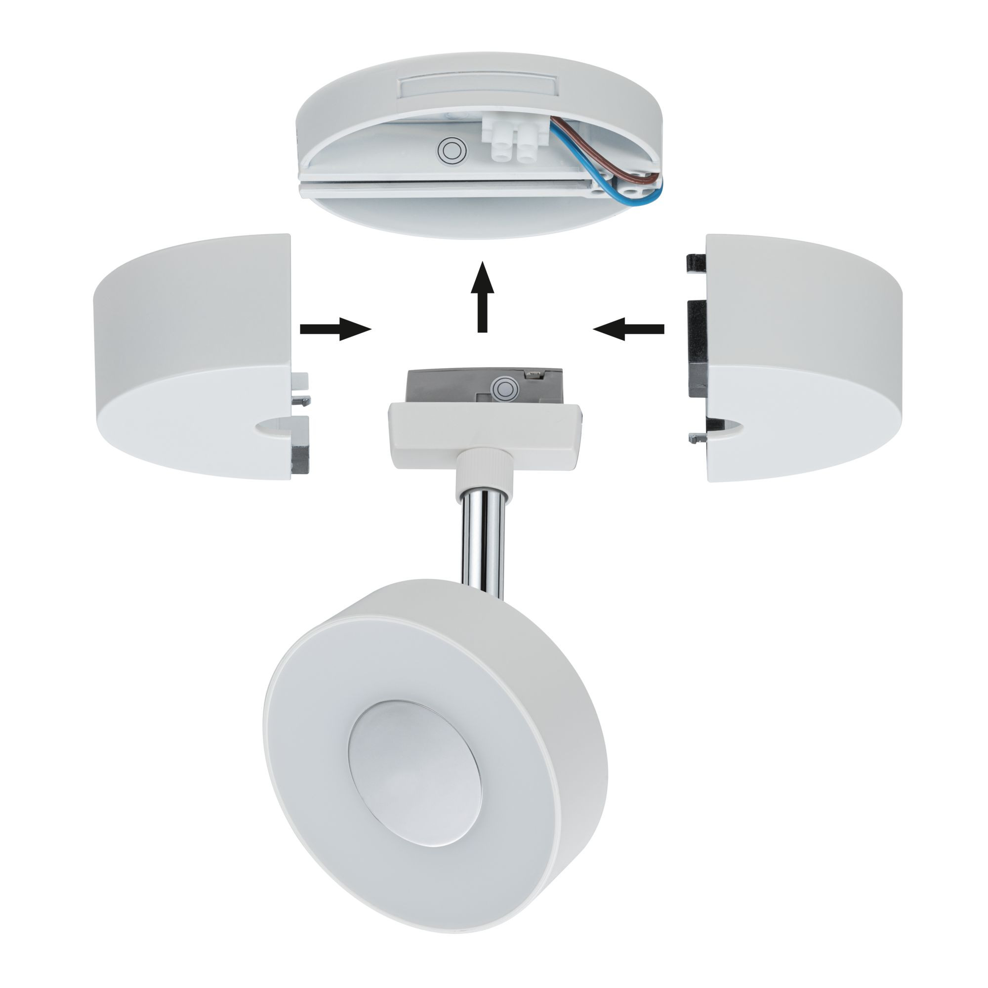 [Paulmann - 96821] Base de spot individuel URail - blanc
