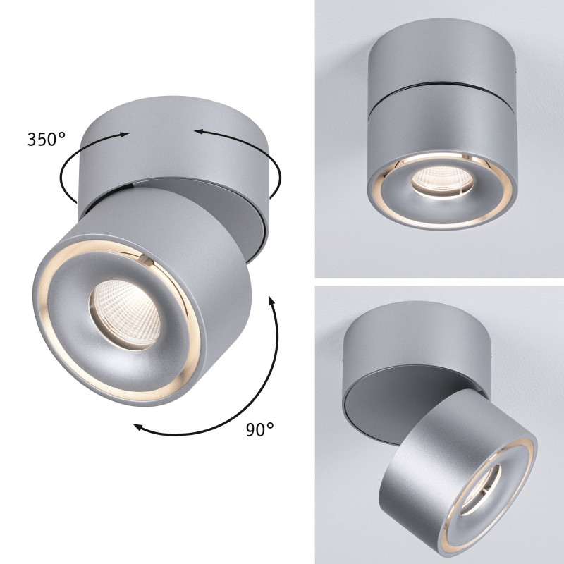 93375 - Paulmann Plafonnier LED Spircle Paulmann 1x8,0W IP20 3000K ...