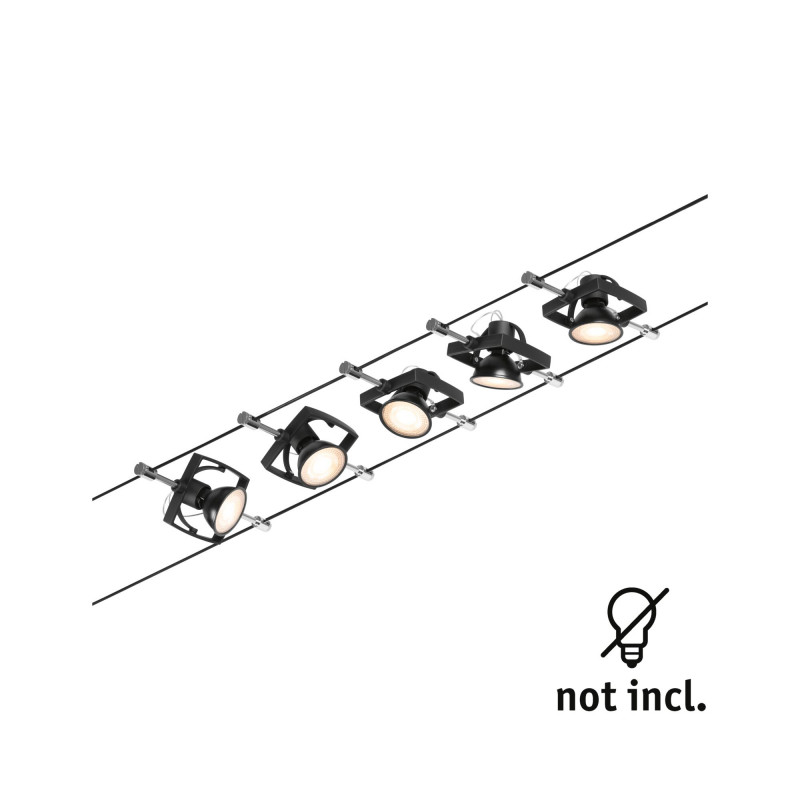 Spots sur câble tendu kit Mac II [94434 - Paulmann]