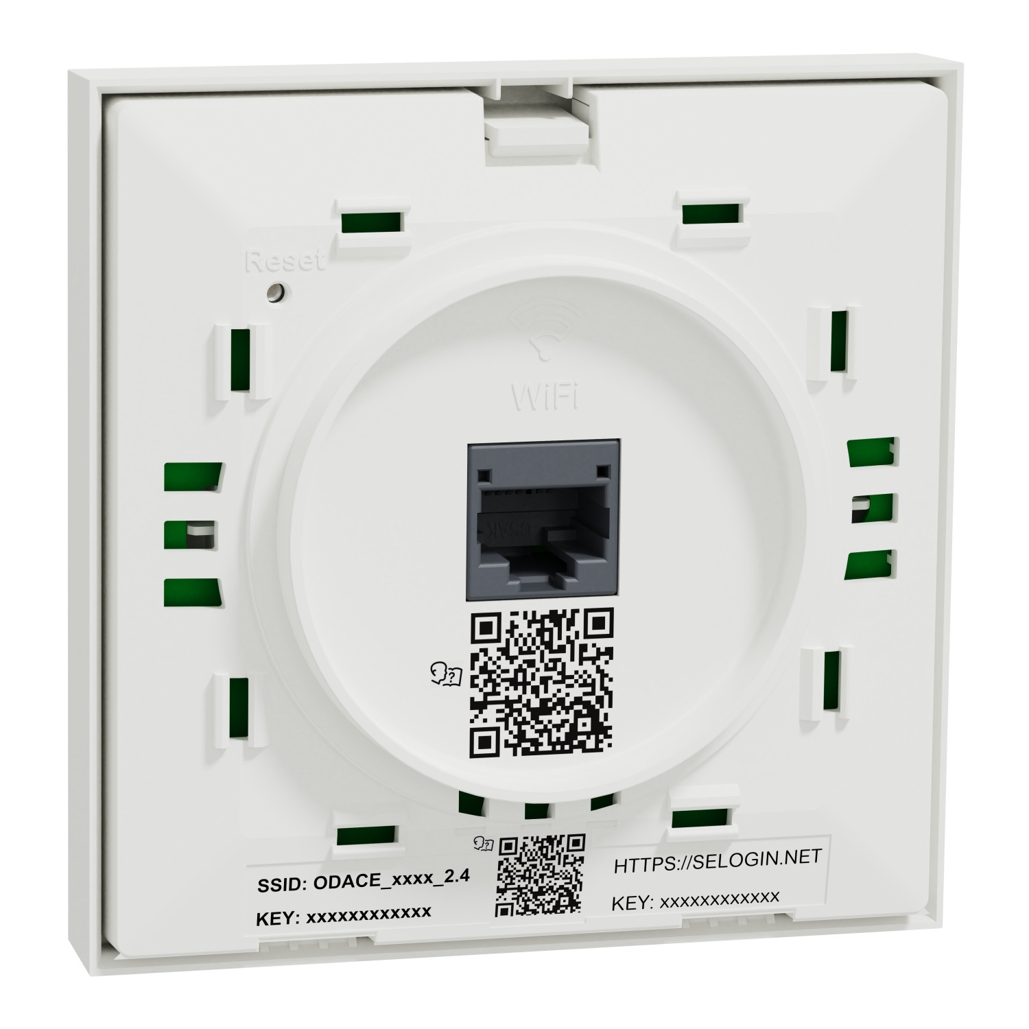 S520491 - Schneider Electric - Point d'accès WiFi bi-bande Odace - Blanc