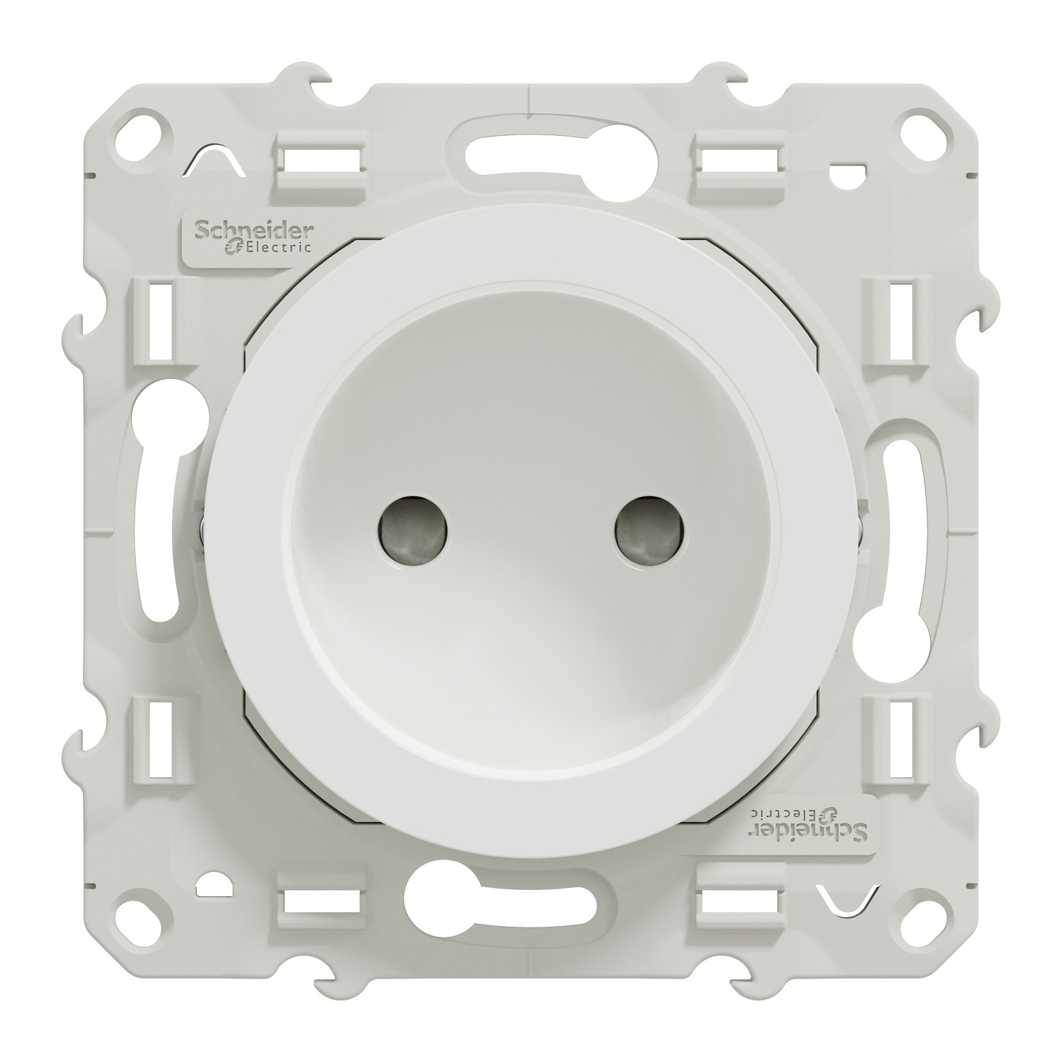S525033 - SCHNEIDER ELECTRIC - Prise 2P 16A Odace - Griffes montées
