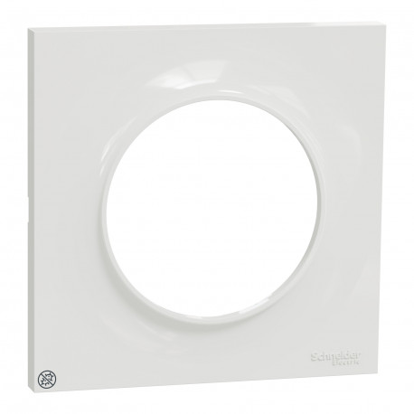 S500702 - Schneider Electric - Plaque Odace Styl - 1 poste - Blanc anti ...