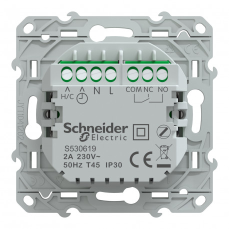 [S530619 - Schneider Electric ] Thermostat connecté filaire Wiser Odace ...