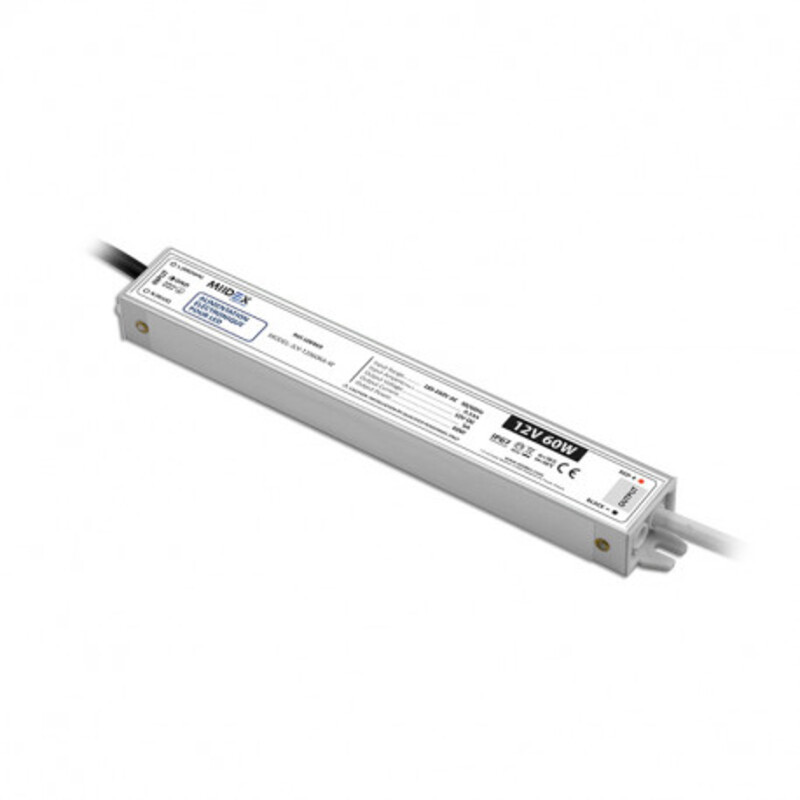 [100469 - Miidex] Alimentation pour éclairage LED - 12V - 60W