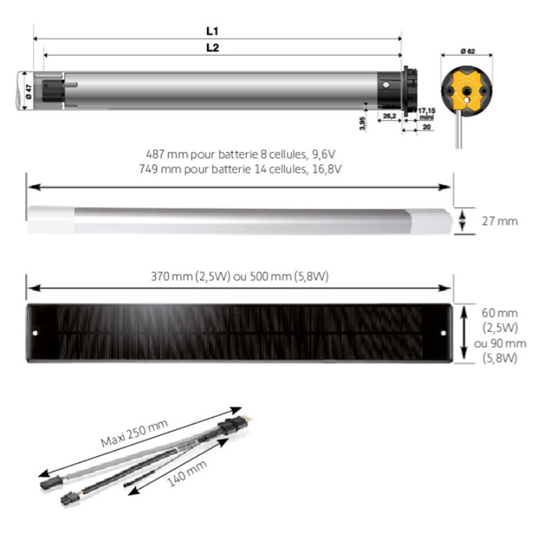 Prix Batterie Volet Roulant Solaire