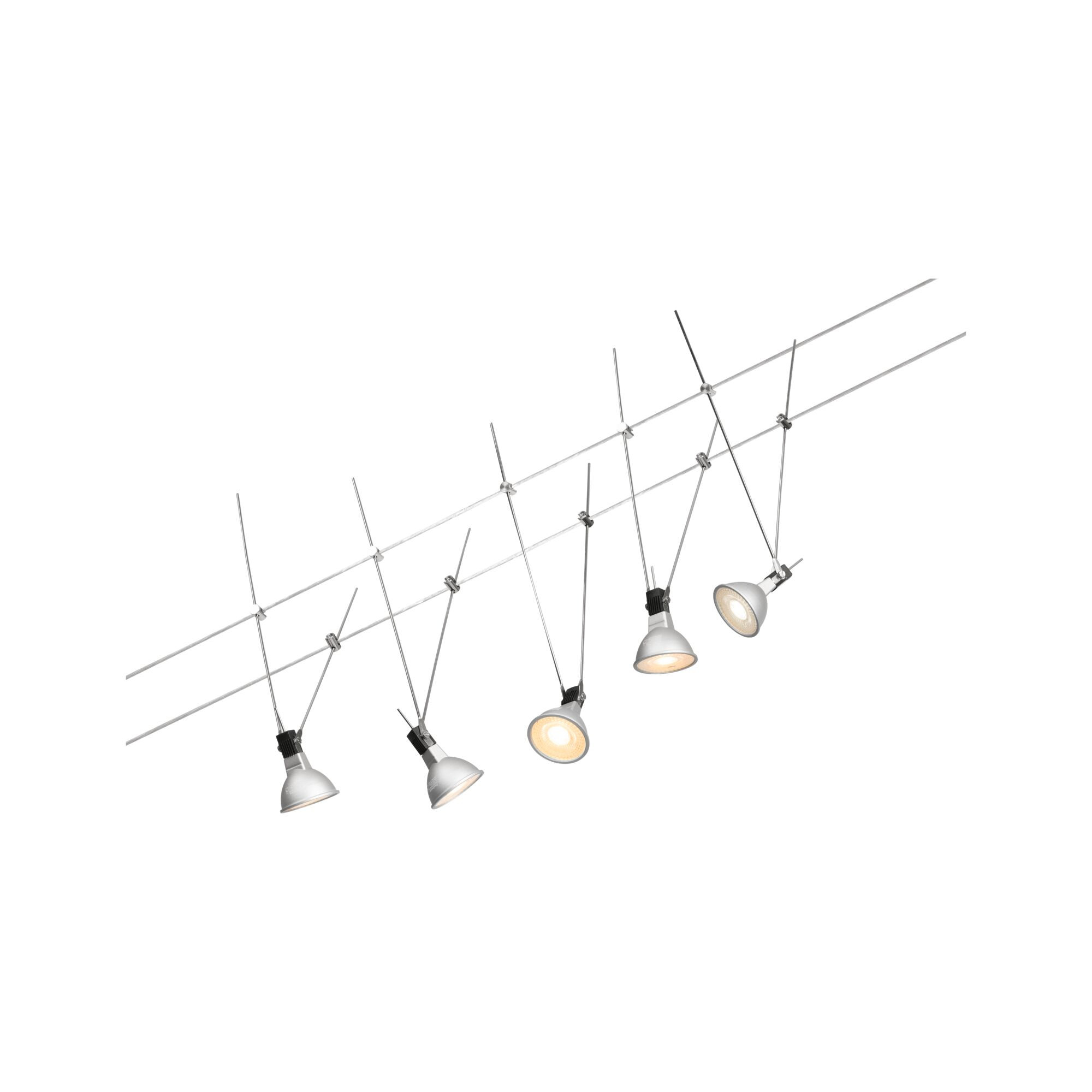 94456 - Paulmann - Kit d'éclairage sur câbles Wire System Simple - max ...