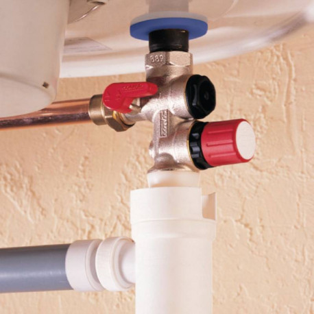 [889050-01 - Comap] KIT n°1 groupe de sécurité 3/4” + siphon