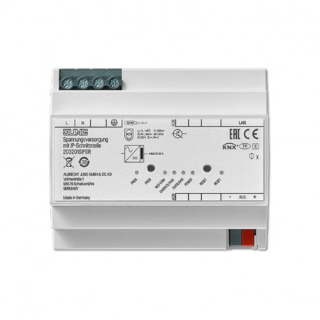 [Jung - 203201SIPSR] Alimentation KNX 320mA avec interface IP/MOD
