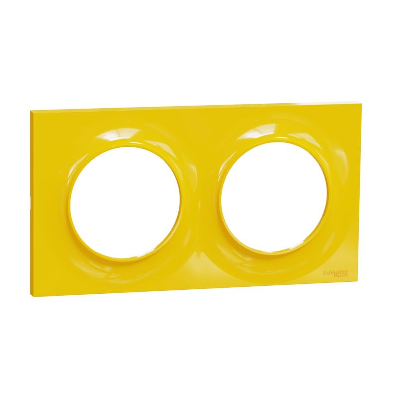 Plaque Odace Styl - Ambre - Double horizontale et verticale