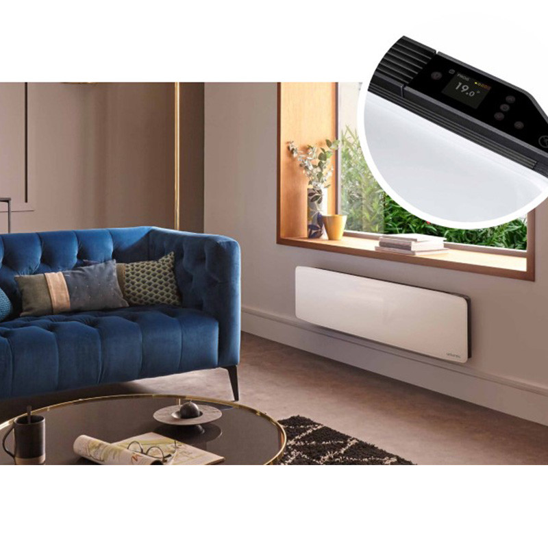 507658 - Radiateur design Verali Atlantic - Plinthe - Blanc - 1500W