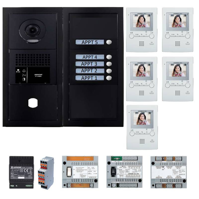 [GTBV5EB - Aiphone] Pack vidéo GT