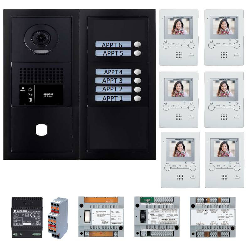 [GTBV6EB - Aiphone] Pack vidéo GT