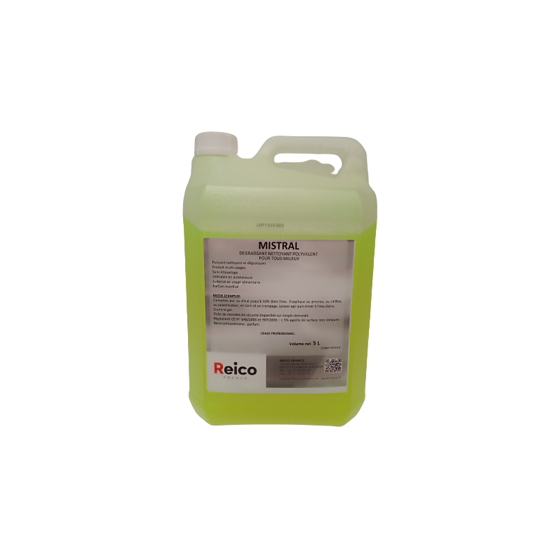 [Mistral - REICO] Dégraissant détergent nettoyant Mistral - 4x5L