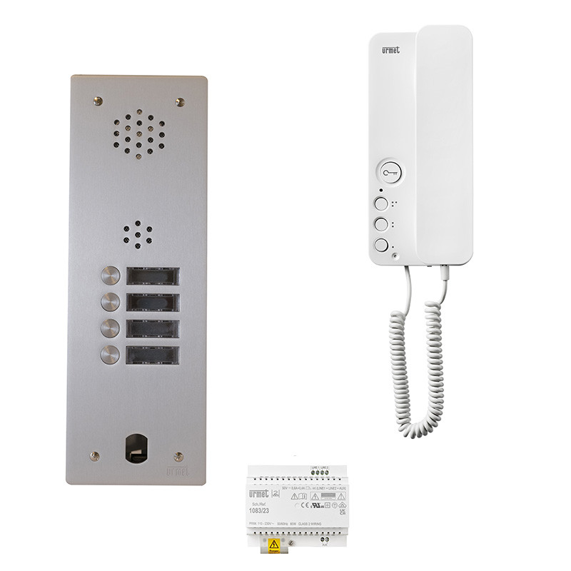 KA83/104 - Kit audio préprogrammé 4 boutons Urmet