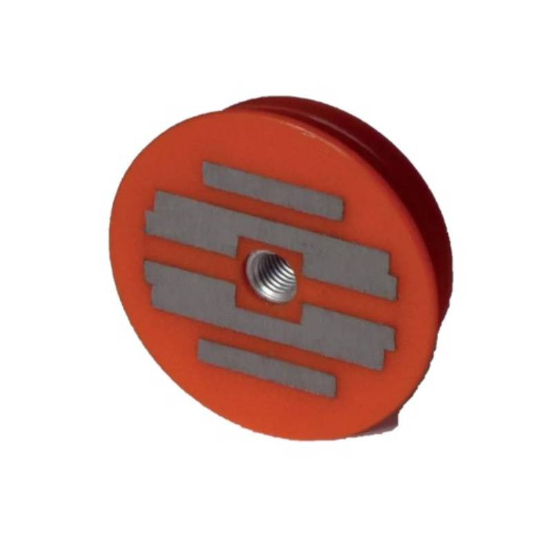 CAP499120 - CAPRI - Aimant résine 1200N Capri - Ø64mm - Rouge