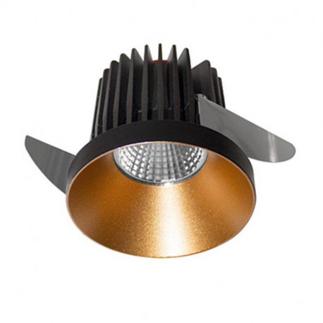 DO221SW18 - Indigo - Spot encastré SYLA R-B - Rond - Noir et doré