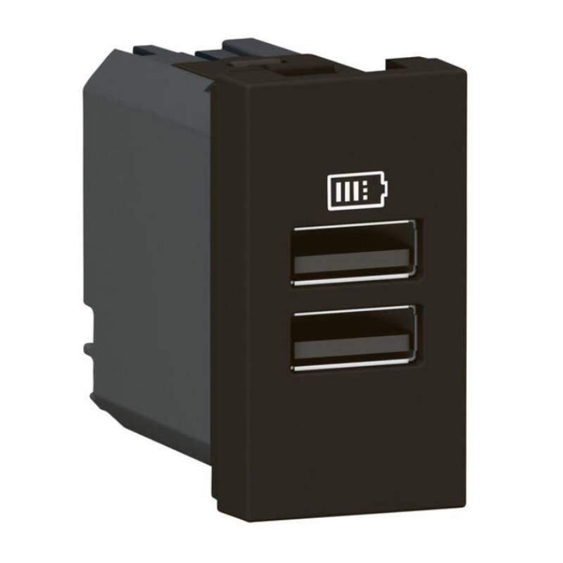 Prise USB double type A [077662L - Legrand]