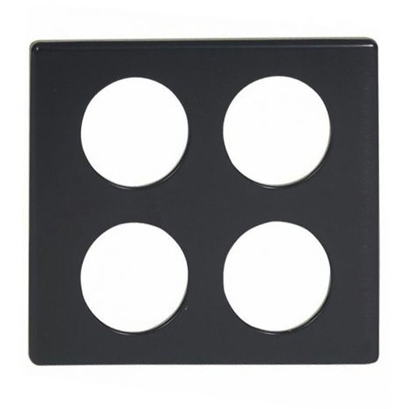 Plaque Céliane Carbone - 2x2 postes